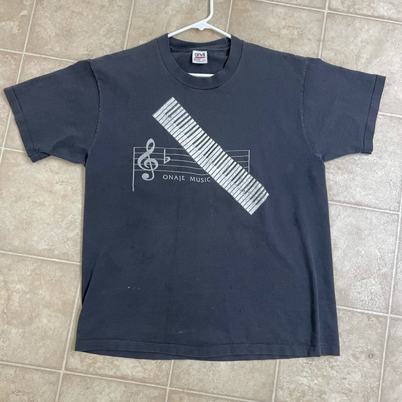 Urban Outfitters | Shirts | Vintage Black Washed T Shirt Anime Oree ...